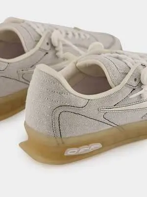 Off-White Denim End Of Play Sneakers - Grey