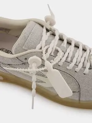 Off-White Denim End Of Play Sneakers - Grey