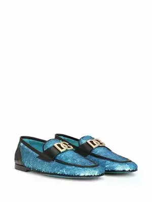 Dolce & Gabbana Ariosto Sequin-embellished Slippers