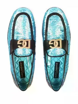 Dolce & Gabbana Ariosto Sequin-embellished Slippers