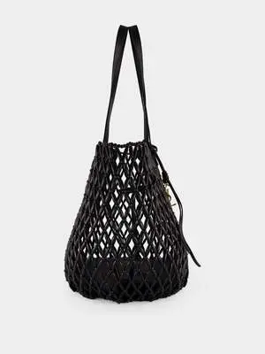 Saint Laurent Panier Soup Calfskin Shoulder Bag