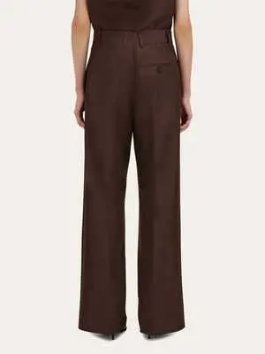 FERRAGAMO Espresso Tailored Trousers