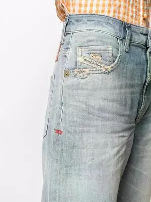 DIESEL® D-reggy Straight-leg Crop Jeans