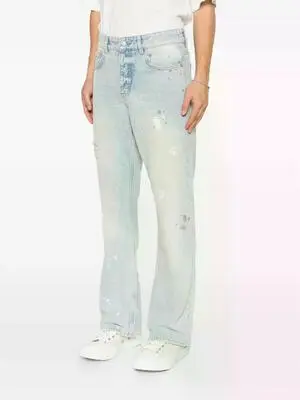 REPRESENT Paint-splatter Distressed Jeans
