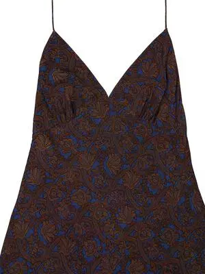 Matteau Low-back Halter Silk Maxi Dress
