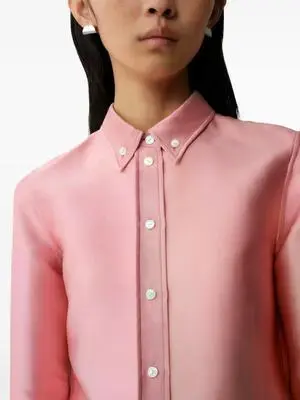 Calvin Klein Satin Button-down Shirt
