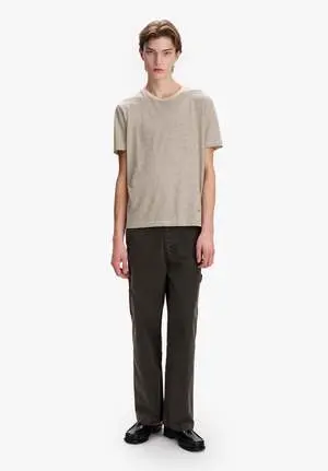 A.p.c. T-shirt With Stripes Lzz - Beige/black