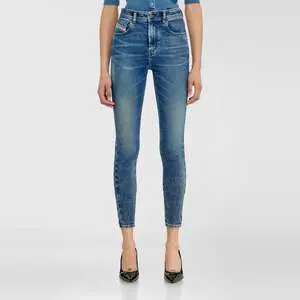 DIESEL® Slandy-high 1984" High-waisted Skinny Jeans - Blue
