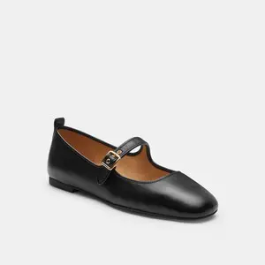 COACH OUTLET Coach Mary Jane Flats With Buckle Detail