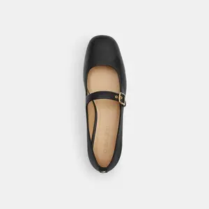 COACH OUTLET Coach Mary Jane Flats With Buckle Detail