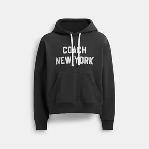 COACH OUTLET Coach New York Graphic Hoodie Sweatshirt - Black