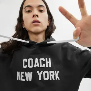 COACH OUTLET Hoodie Sweatshirt - Black