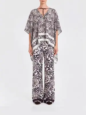 TWINSET U & B Printed Kaftan Top