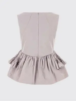 Dries Van Noten Sleeveless Top With Ruffled Details