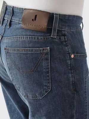 JECKERSON Slim Fit Stretch Denim Jeans - Blue 3