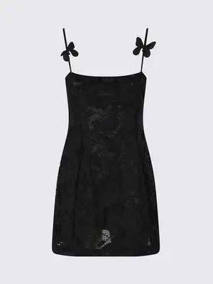 Blumarine Embellished Lace Mini Dress