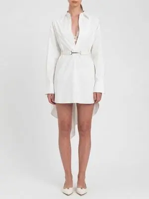 TWINSET Cotton Poplin Shirt Dress
