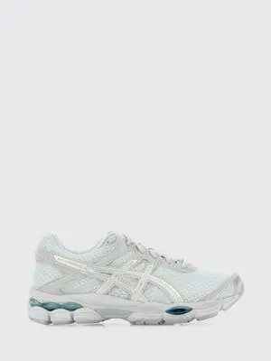 Asics Synthetic Leather And Mesh Sneakers - Grey