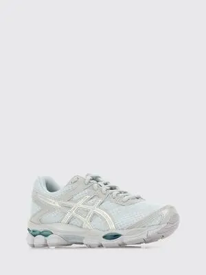 Asics Synthetic Leather And Mesh Sneakers - Grey