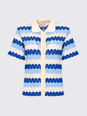 MC2 SAINT BARTH Crocheted Polo Shirt