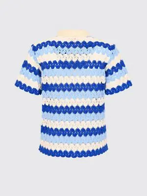 MC2 SAINT BARTH Crocheted Polo Shirt