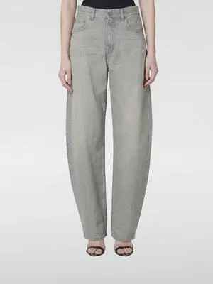 HAIKURE Bibi High-waisted Five-pocket Baggy Jeans - Grey