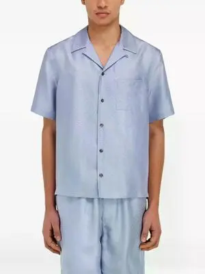 FERRAGAMO Short-sleeve Silk Shirt