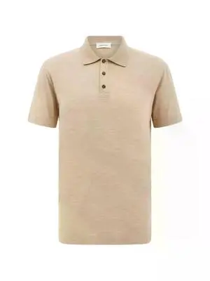 FERRAGAMO Silk Polo Shirt