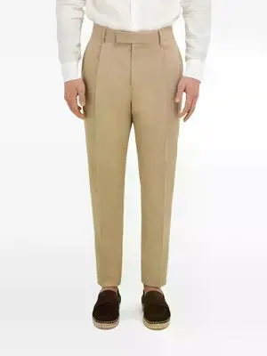 FERRAGAMO Silk And Wool Tailored Trousers