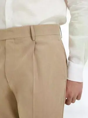 FERRAGAMO Silk And Wool Tailored Trousers