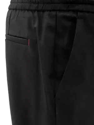 AMARANTO Drawstring Elasticated-waist Trousers