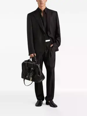 Dolce & Gabbana Silk Twill Jogging Trousers - Black