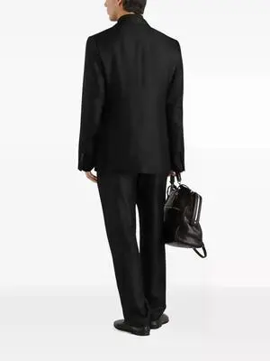 Dolce & Gabbana Silk Twill Jogging Trousers - Black
