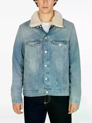 Tommy Hilfiger Sherpa-lined Denim Jacket - Blue