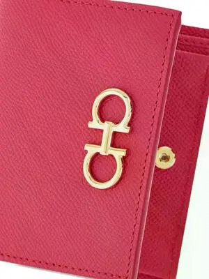 FERRAGAMO Gancini Compact Wallet - Pink