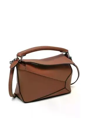 Loewe Mini Puzzle Edge Tote Bag - Brown