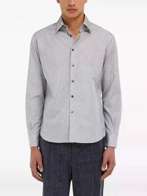 FERRAGAMO Micro-patterned Shirt