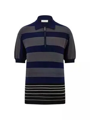 FERRAGAMO Polo Shirt With Zip Collar