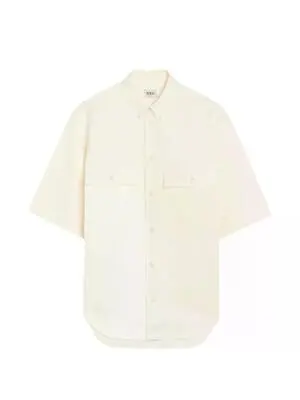 TOD'S Short-sleeve Button-down Shirt With Chest Pockets