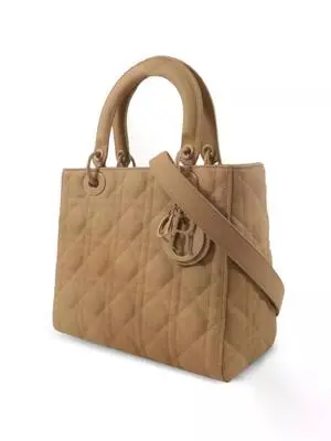 Dior Medium Lady Tote Bag - Neutrals
