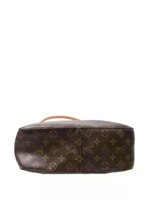 LOUIS VUITTON Monogram Canvas Looping Shoulder Bag - Brown