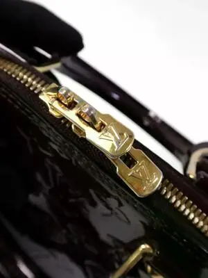 LOUIS VUITTON Monogram Vernis Alma Bb Bag