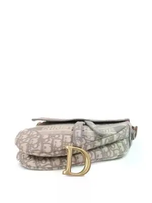 Dior Medium Saddle Shoulder Bag - Grey