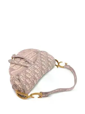 Dior Medium Saddle Shoulder Bag - Grey