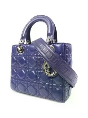 Dior Lady Small Tote Bag - Blue