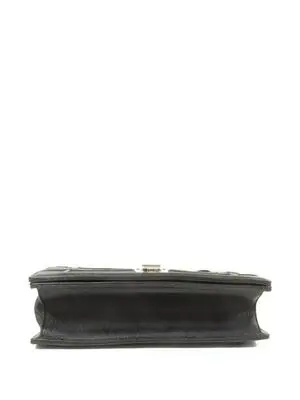Dior Diorama Leather Shoulder Bag - Black