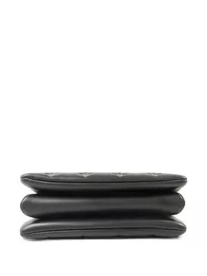 LOUIS VUITTON Coussin Bb Monogram Embossed Shoulder Bag - Black