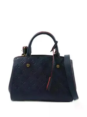 LOUIS VUITTON Monogram Empreinte Montaigne Bb Tote Bag