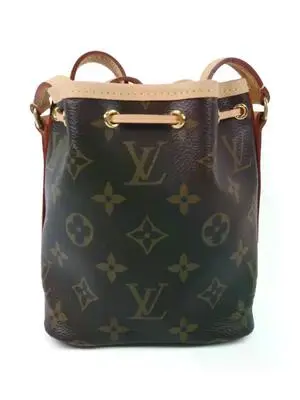 LOUIS VUITTON Nano Noe Monogram Bucket Bag