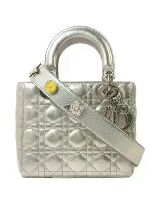 Dior Lady My Abc Shoulder Bag - Silver